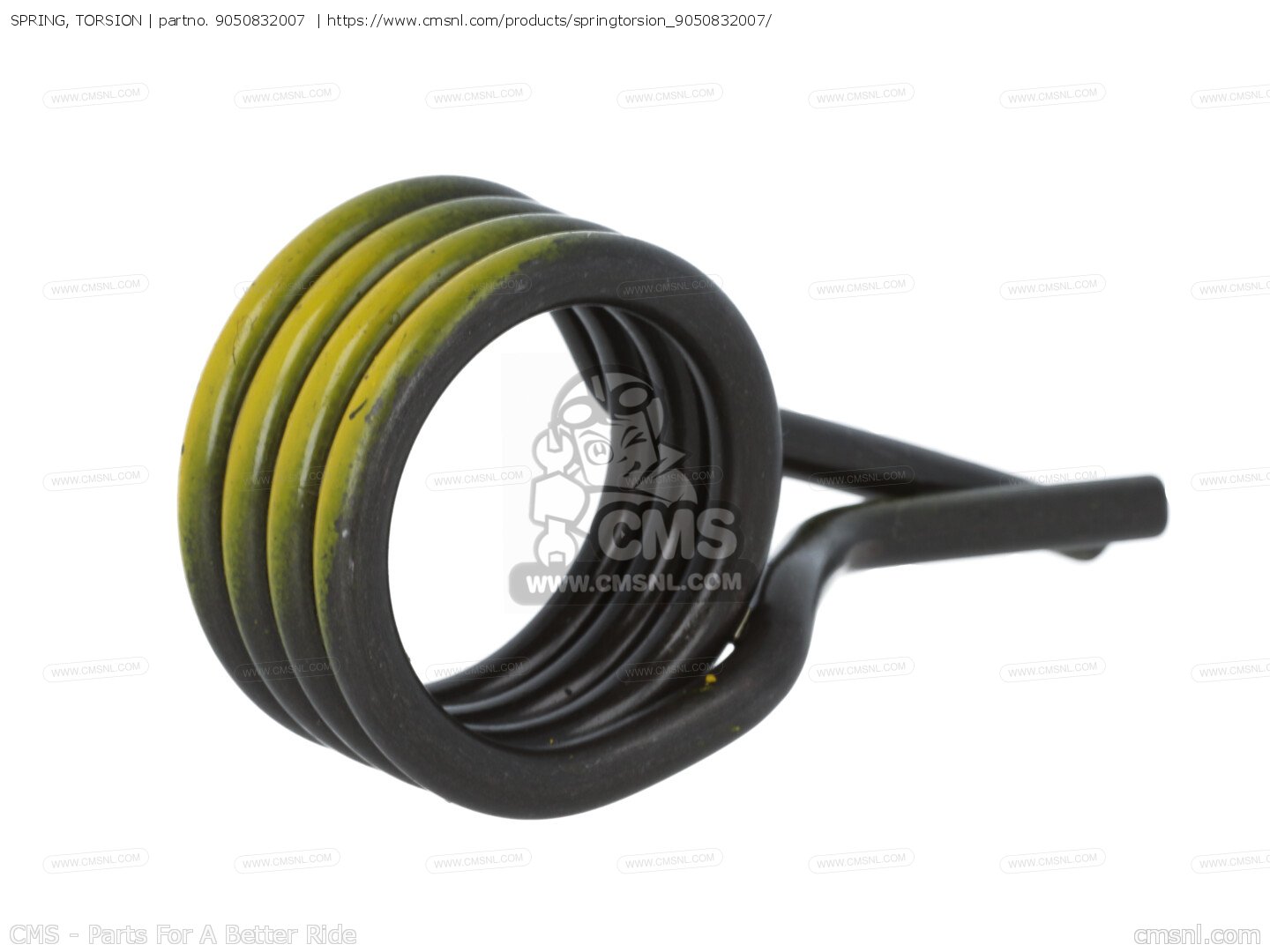 9050832007: SPRING, TORSION Yamaha - buy the 90508-32007-00 at CMSNL
