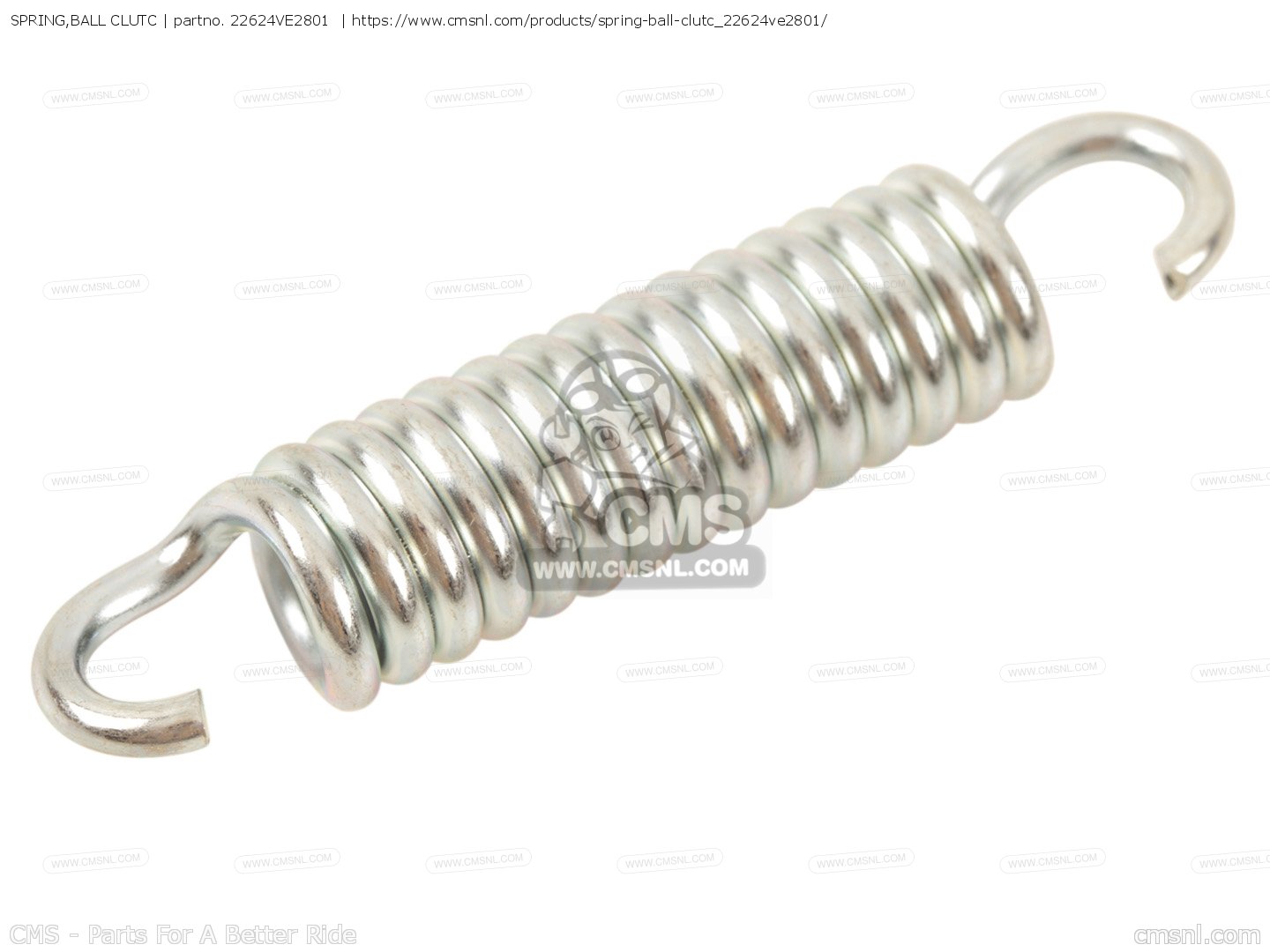 22624VE2801: Spring,ball Clutc Honda - buy the 22624-VE2-801 at CMSNL