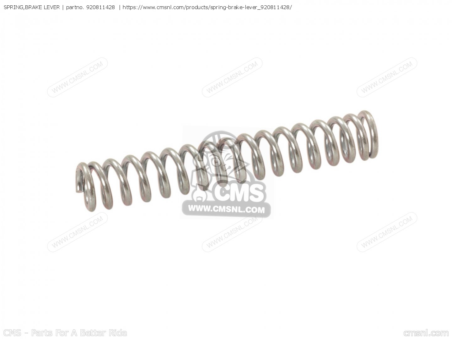 920811428: SPRING,BRAKE LEVER Kawasaki - buy the 92081-1428 at CMSNL