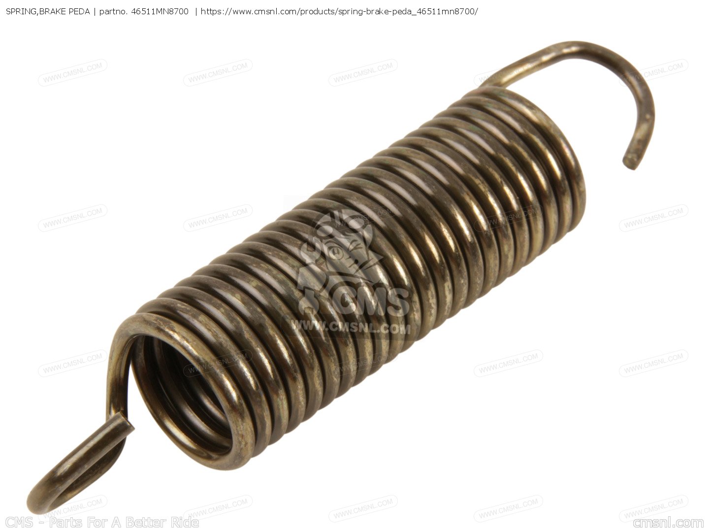 46511MN8700: Spring,brake Peda Honda - buy the 46511-MN8-700 at CMSNL
