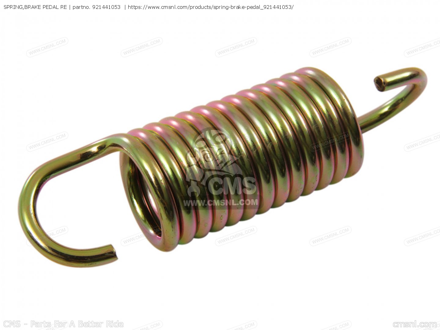 921441053: SPRING,BRAKE PEDAL RE Kawasaki - buy the 92144-1053 at CMSNL