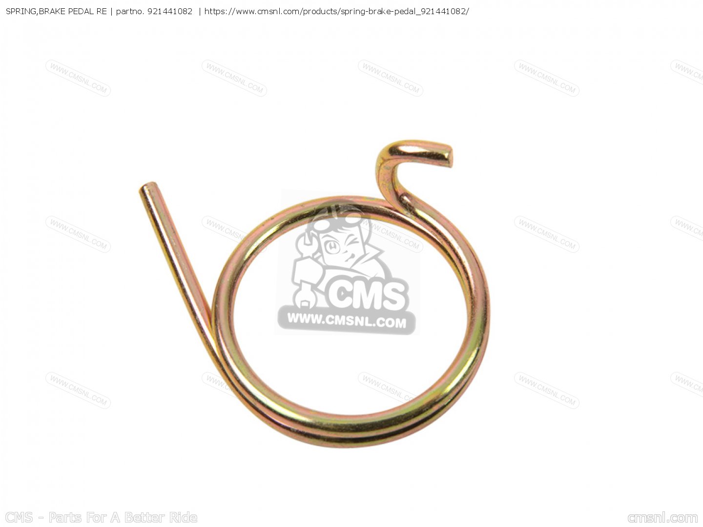 921441082: SPRING,BRAKE PEDAL RE Kawasaki - buy the 92144-1082 at CMSNL