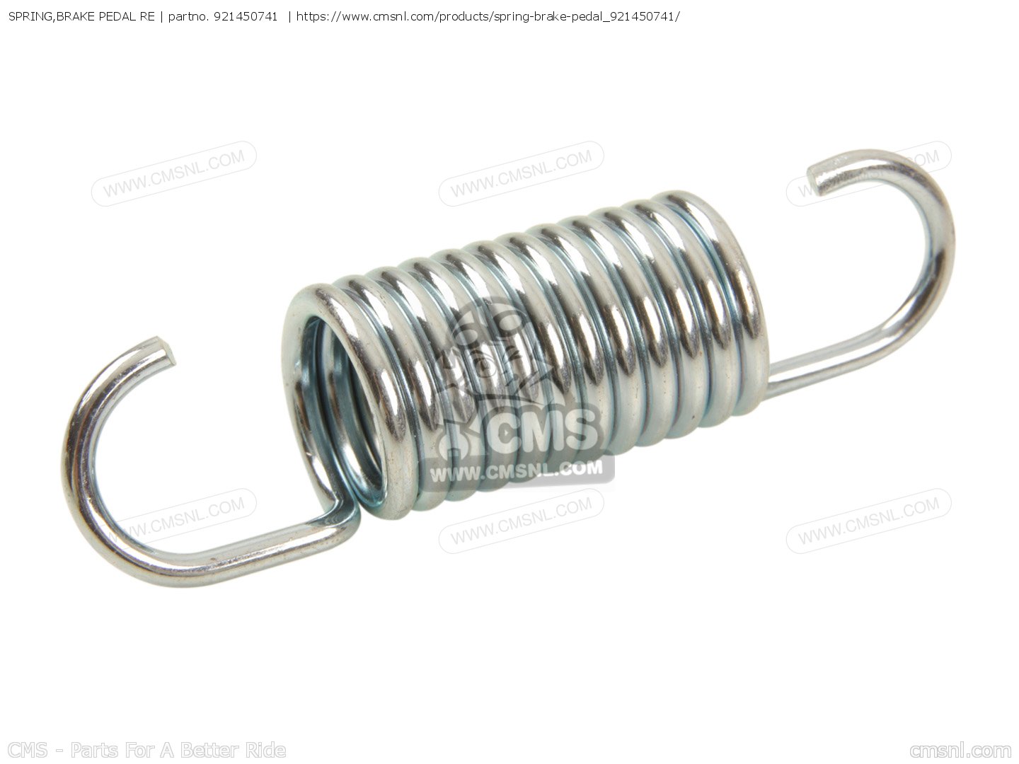 921450741: SPRING,BRAKE PEDAL RE Kawasaki - buy the 92145-0741 at CMSNL