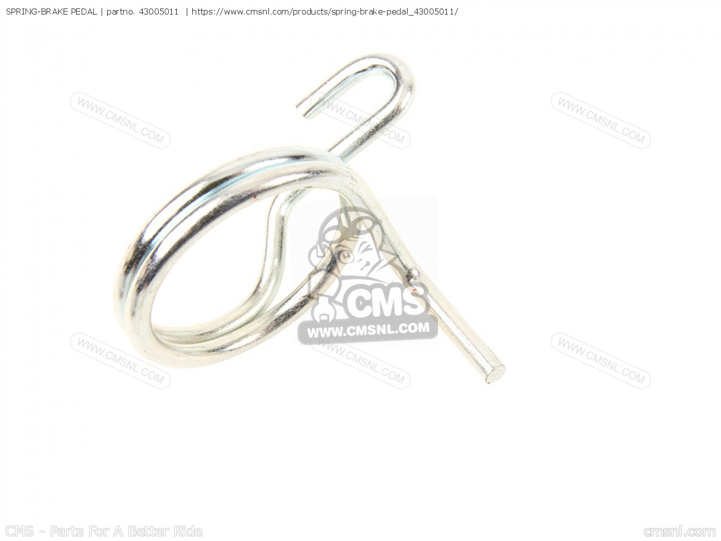 43005011: SPRING-BRAKE PEDAL Kawasaki - buy the 43005-011 at CMSNL