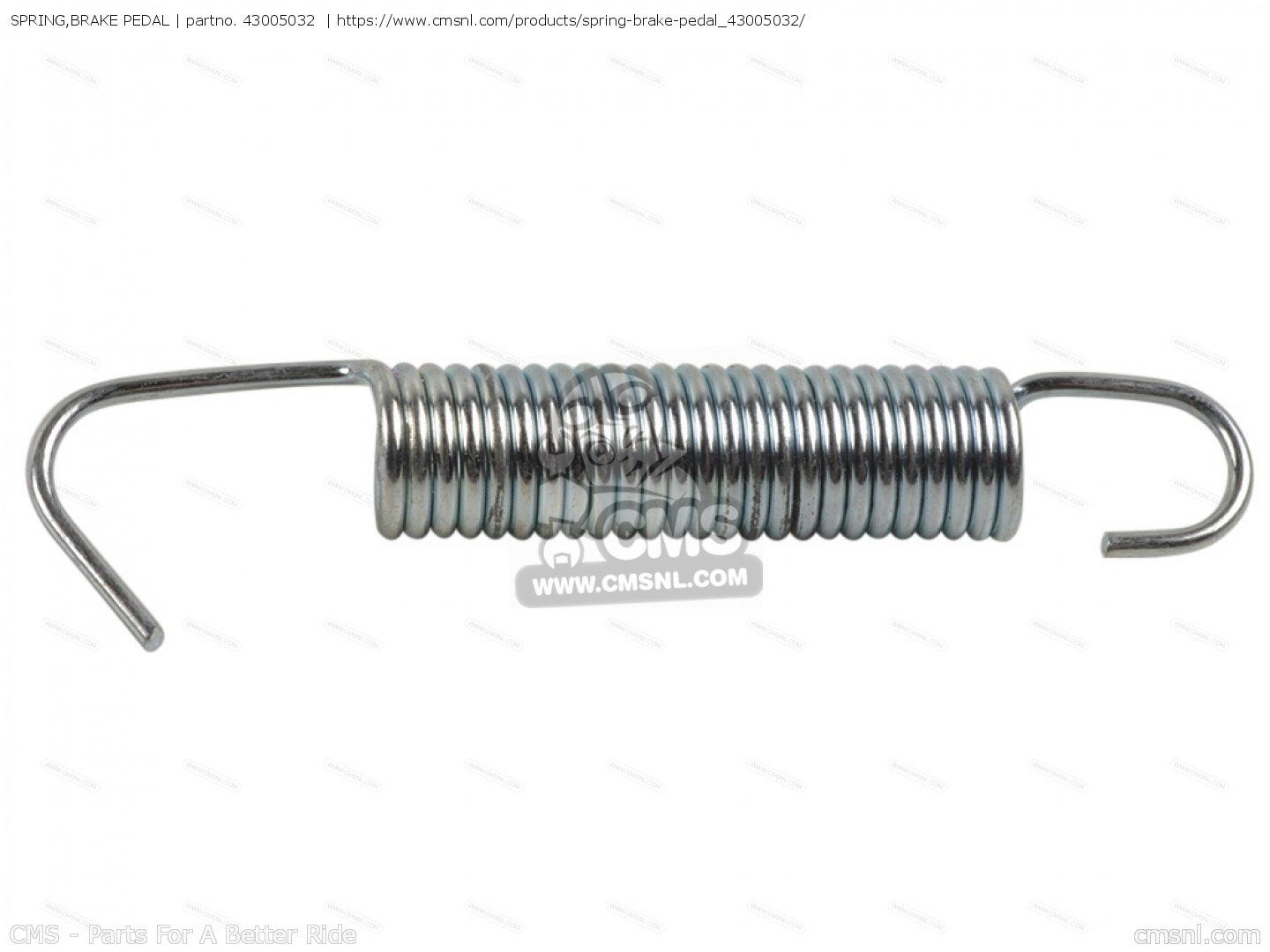 SPRING,BRAKE PEDAL for KE125-A3 KE125 1976 USA CANADA - order at CMSNL