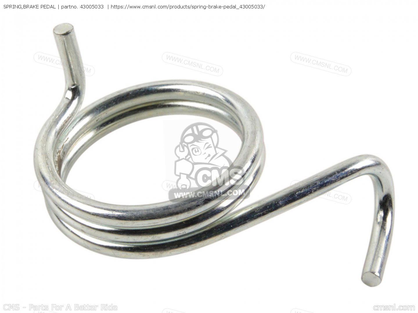 SPRING,BRAKE PEDAL for S2 MACH II 1972 USA - order at CMSNL