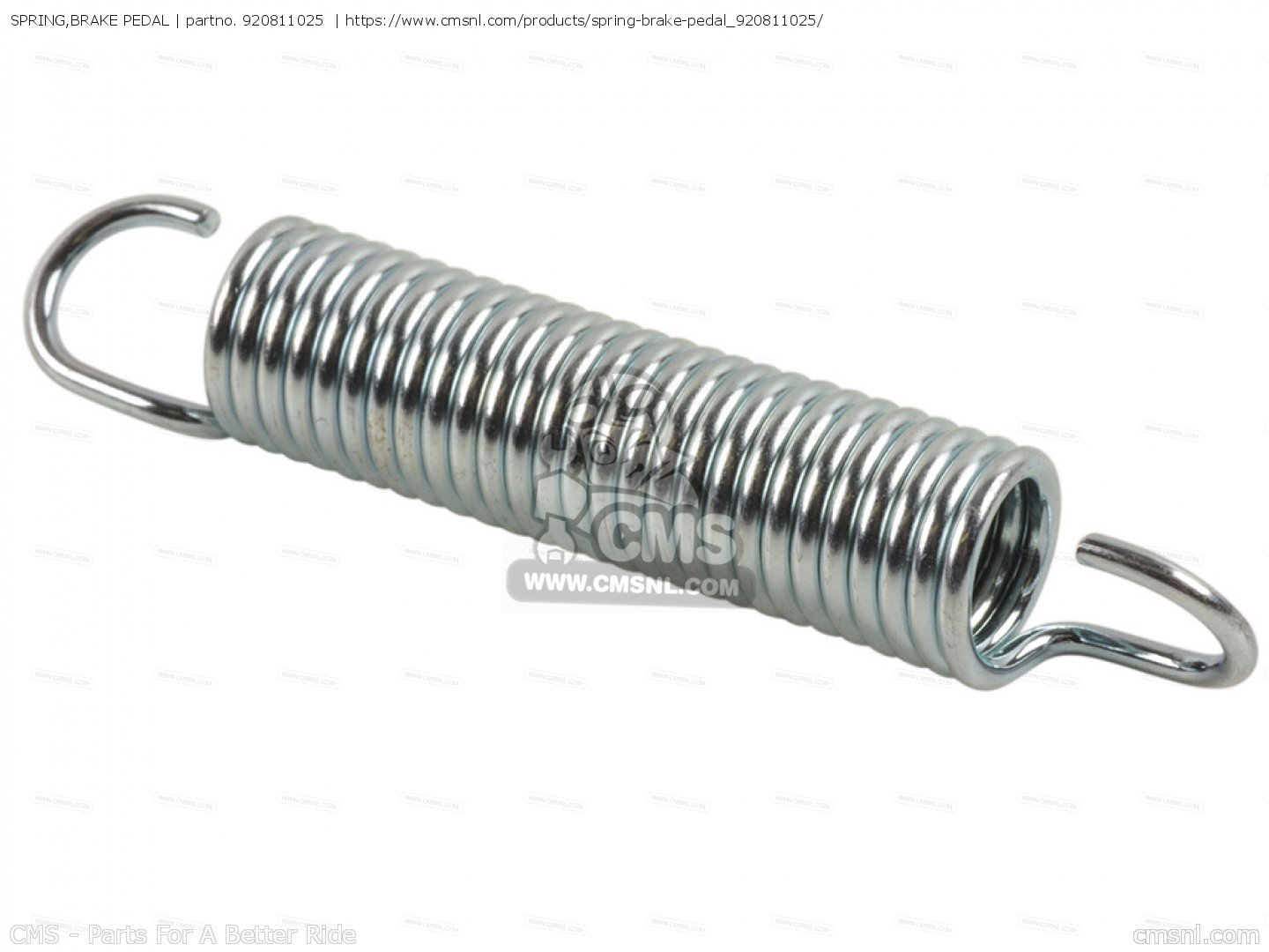 920811025: SPRING,BRAKE PEDAL Kawasaki - buy the 92081-1025 at CMSNL