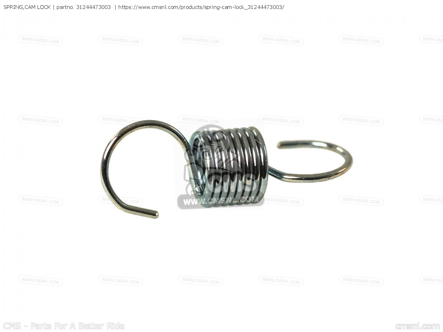 31244473003: SPRING,CAM LOCK Honda - buy the 31244-473-003 at CMSNL