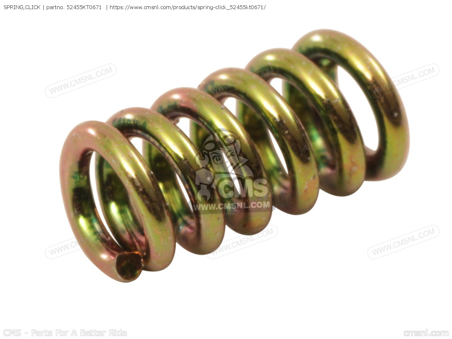52455KT0671: SPRING,CLICK Honda - buy the 52455-KT0-671 at CMSNL