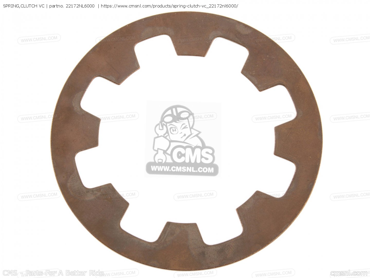 22172NL6000: SPRING,CLUTCH VC Honda - buy the 22172-NL6-000 at CMSNL