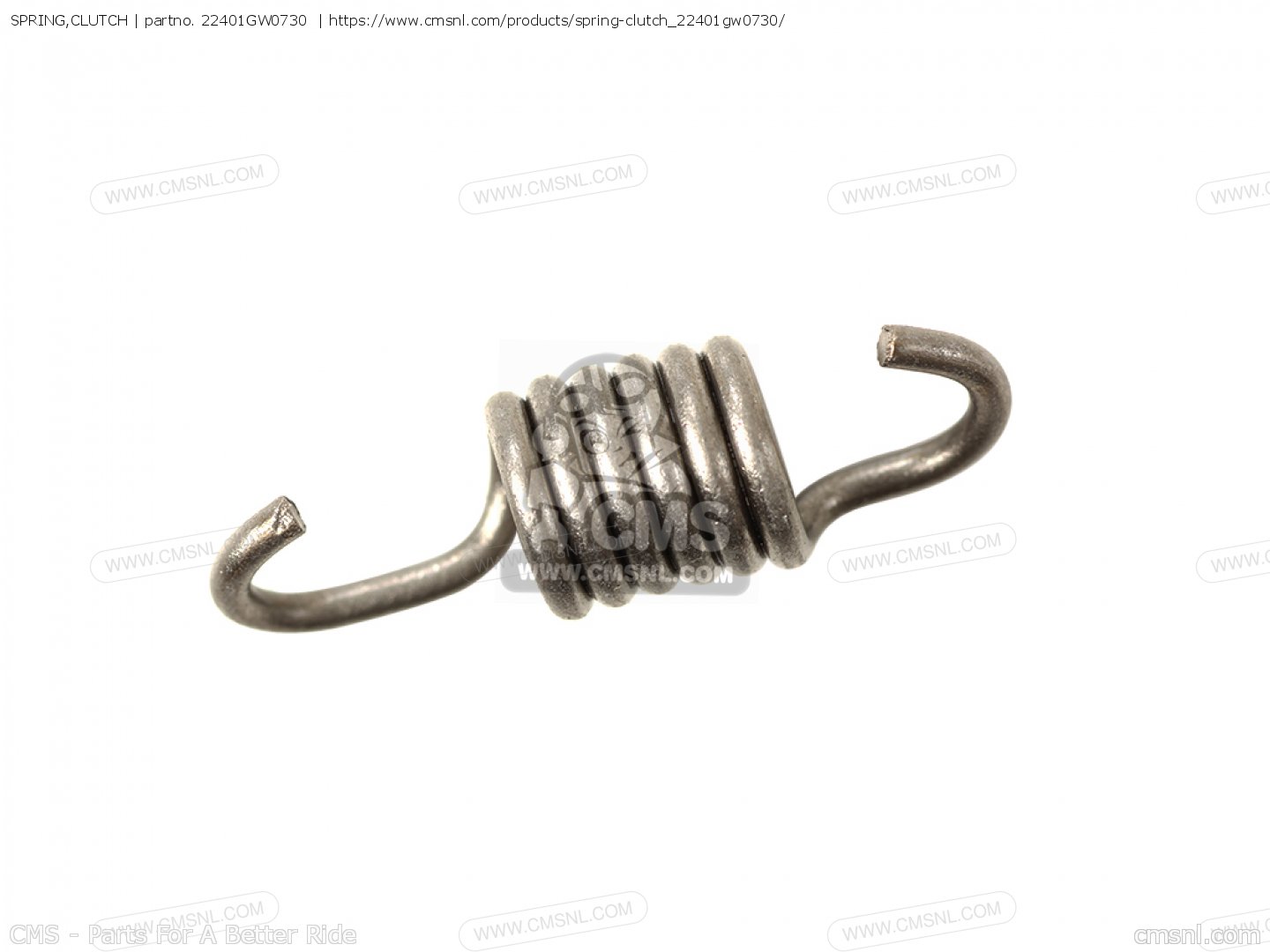 22401GW0730: SPRING,CLUTCH Honda - buy the 22401-GW0-730 at CMSNL