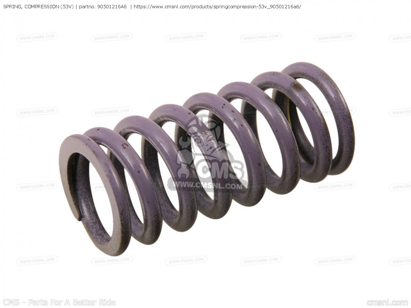 90501216A6: Spring, Compression (53v) Yamaha - buy the 90501-216A6 at CMSNL