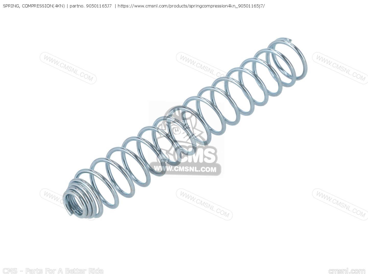 90501165J7: Spring, Compression(4kn) Yamaha - buy the 90501-165J7-00 at ...