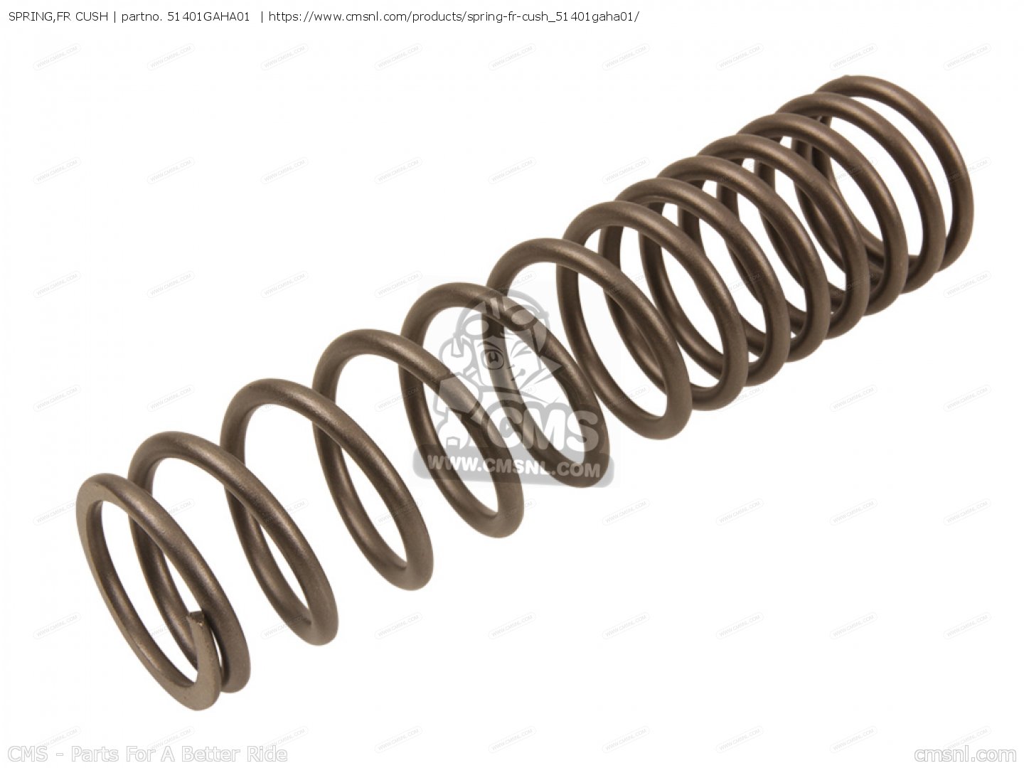 SPRING,FR CUSH for Honda - order at CMSNL