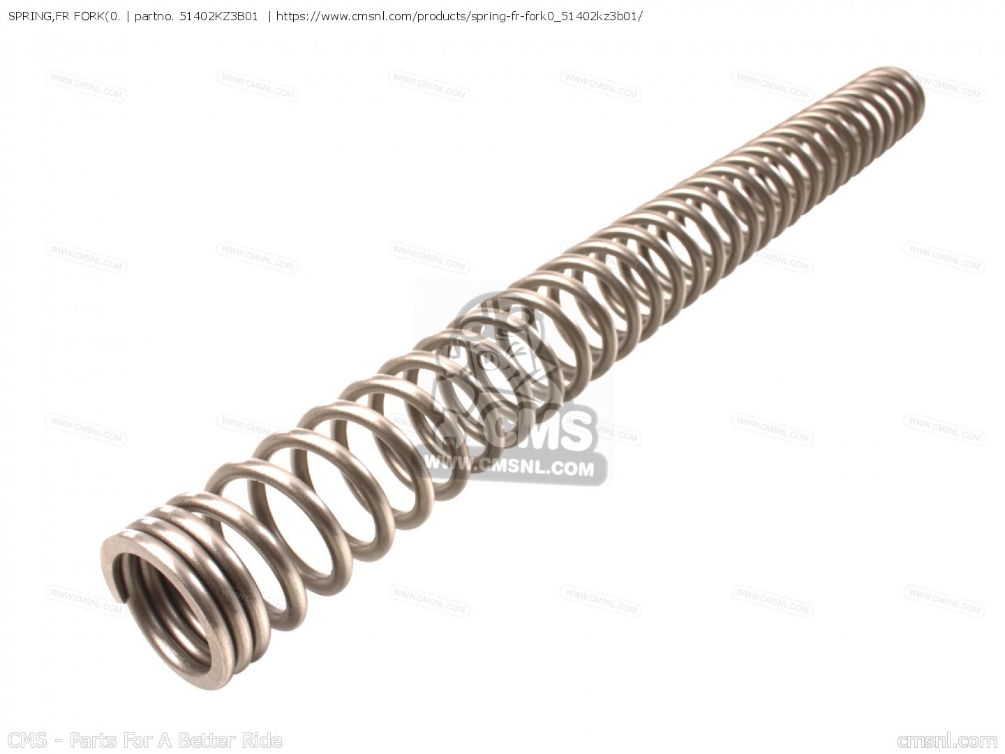 51402KZ3B01: SPRING,FR FORK(0. Honda - buy the 51402-KZ3-B01 at CMSNL