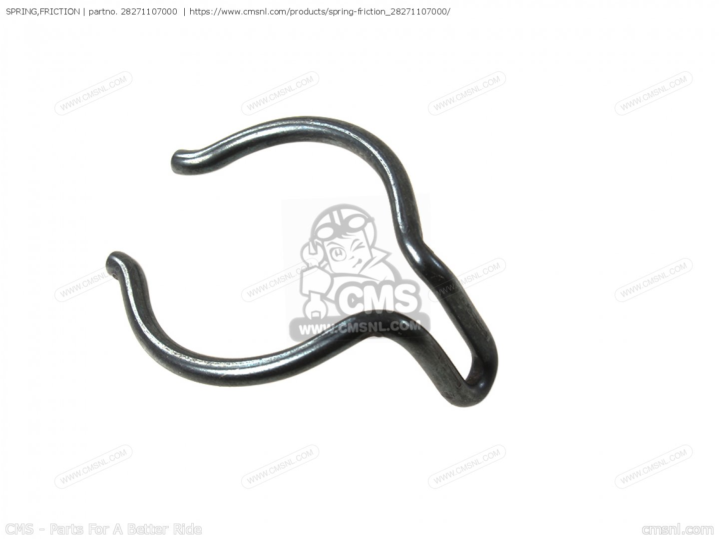 28271107000: SPRING,FRICTION Honda - buy the 28271-107-000 at CMSNL