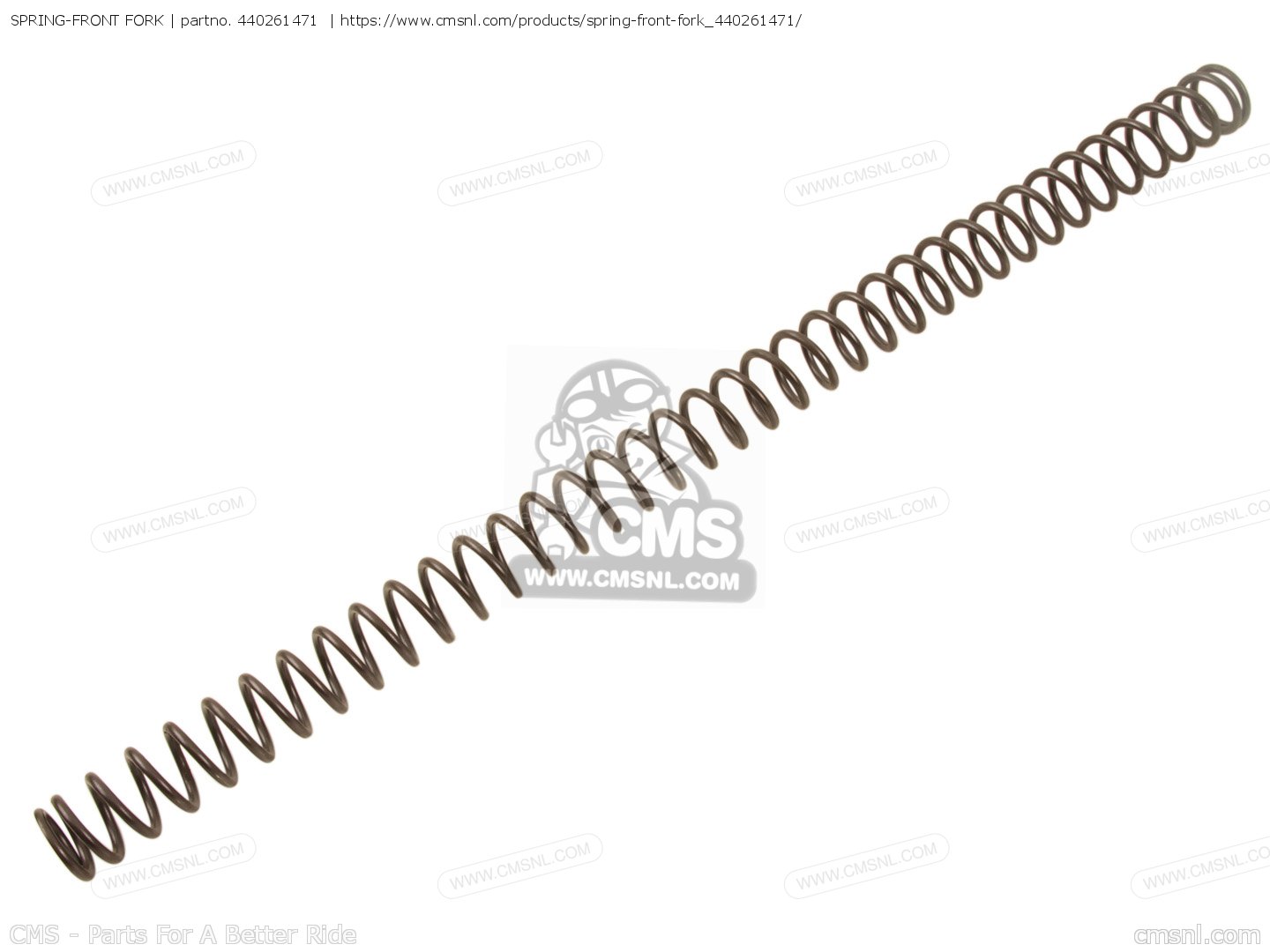 440261471: SPRING-FRONT FORK Kawasaki - buy the 44026-1471 at CMSNL
