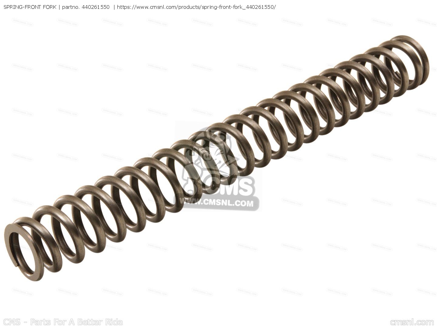 440261550: SPRING-FRONT FORK Kawasaki - buy the 44026-1550 at CMSNL