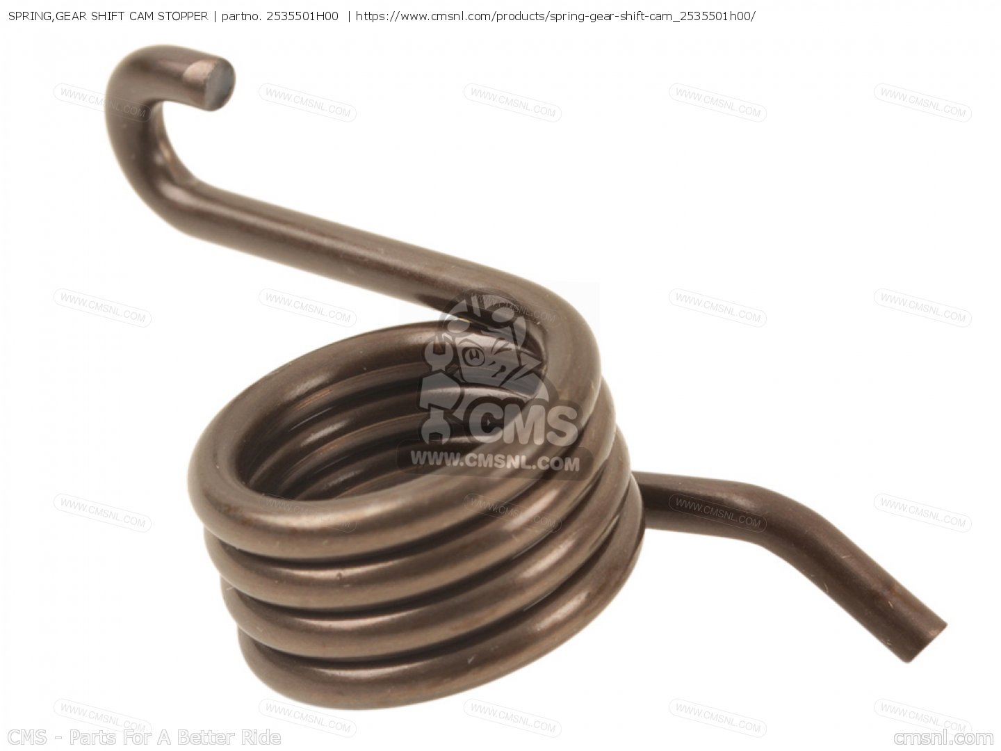 2535501H00: SPRING,GEAR SHIFT CAM STOPPER Suzuki - buy the 25355-01H00 ...
