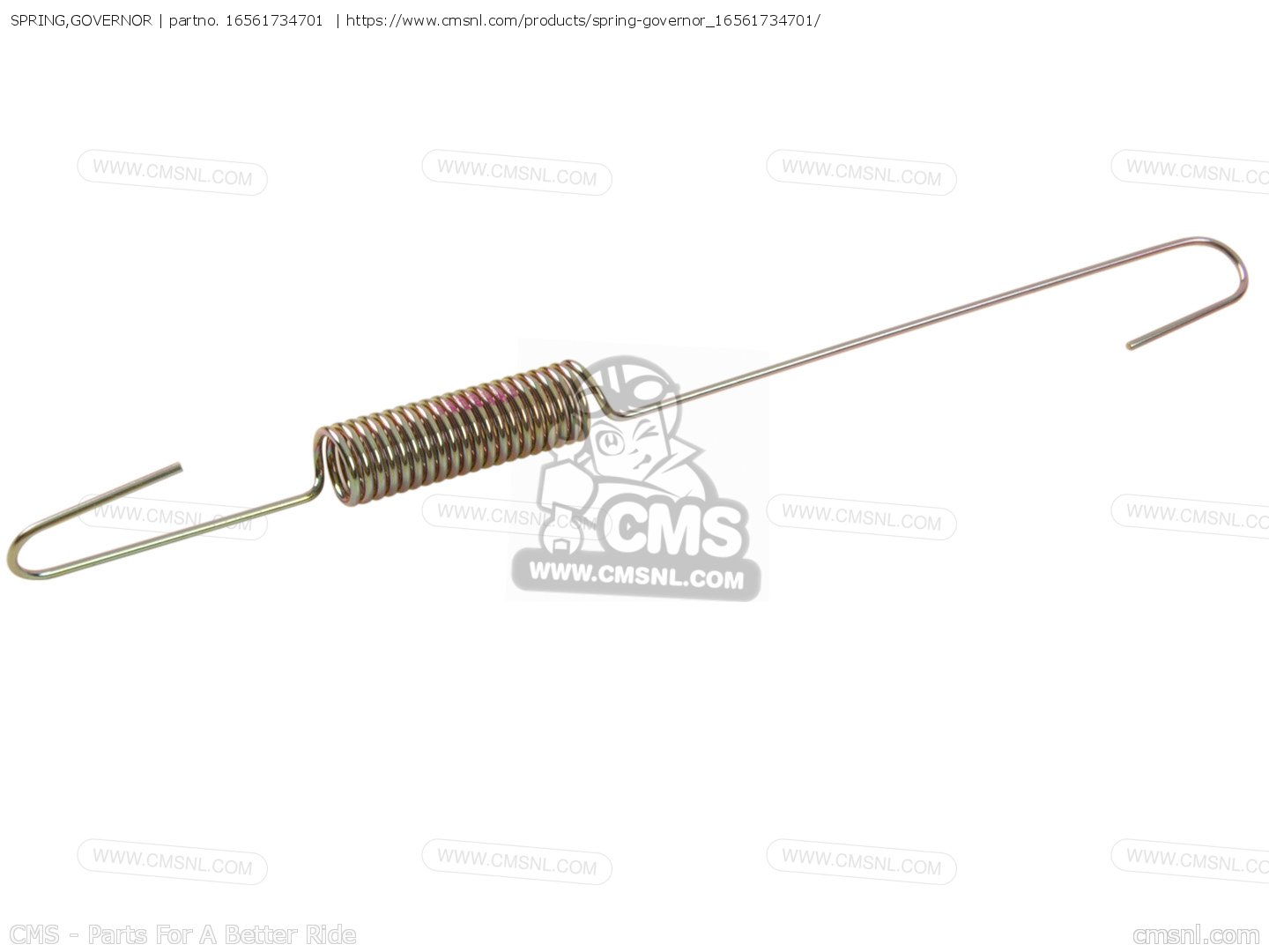 16561734701: SPRING,GOVERNOR Honda - buy the 16561-734-701 at CMSNL