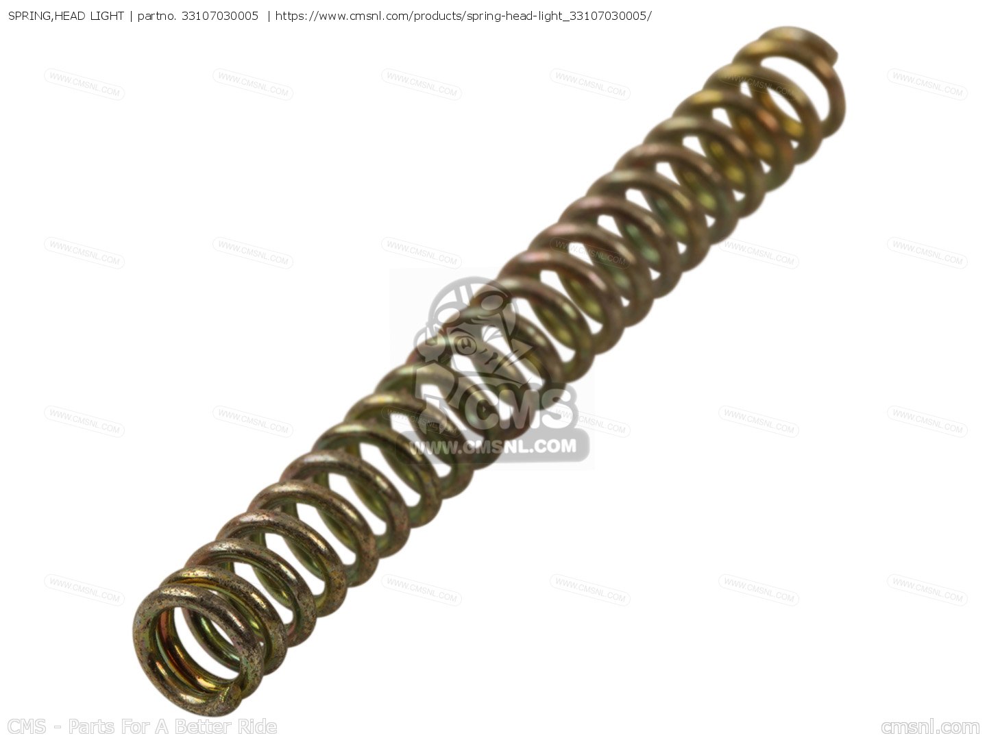 33107030005: SPRING,HEAD LIGHT Honda - buy the 33107-030-005 at CMSNL