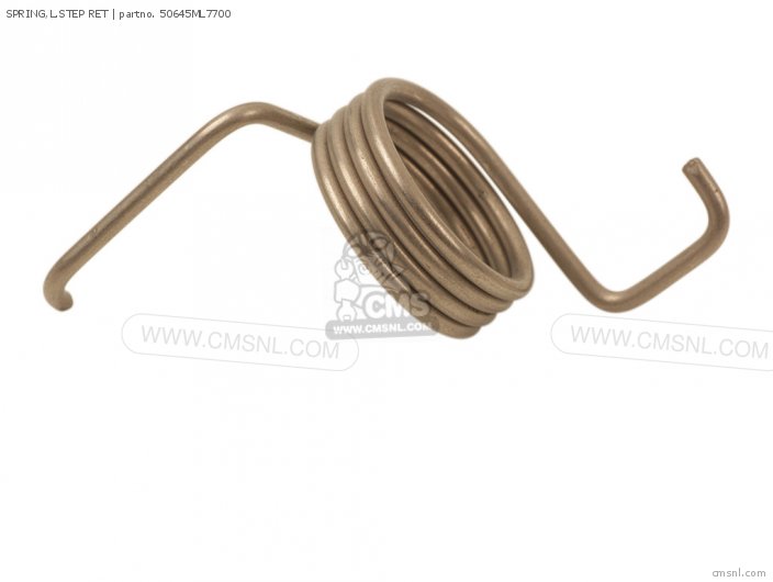 50645ML7700: SPRING,L.STEP RET Honda - buy the 50645-ML7-700 at CMSNL