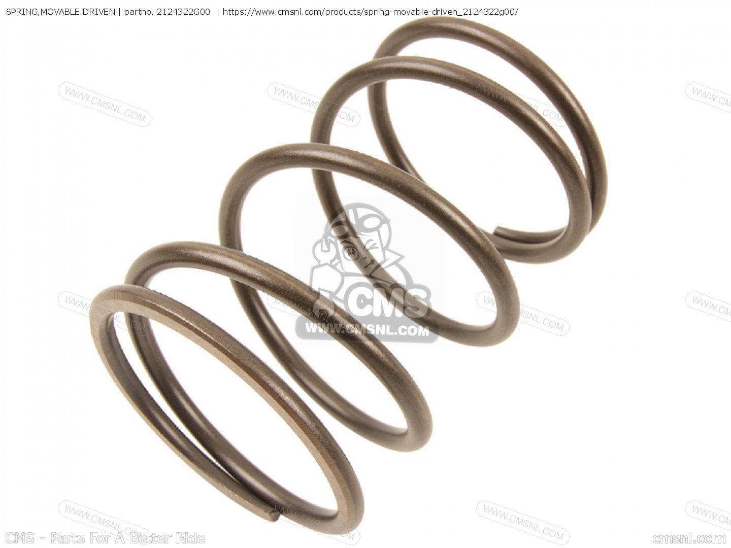 2124322G00: SPRING,MOVABLE DRIVEN Suzuki - buy the 21243-22G00 at CMSNL