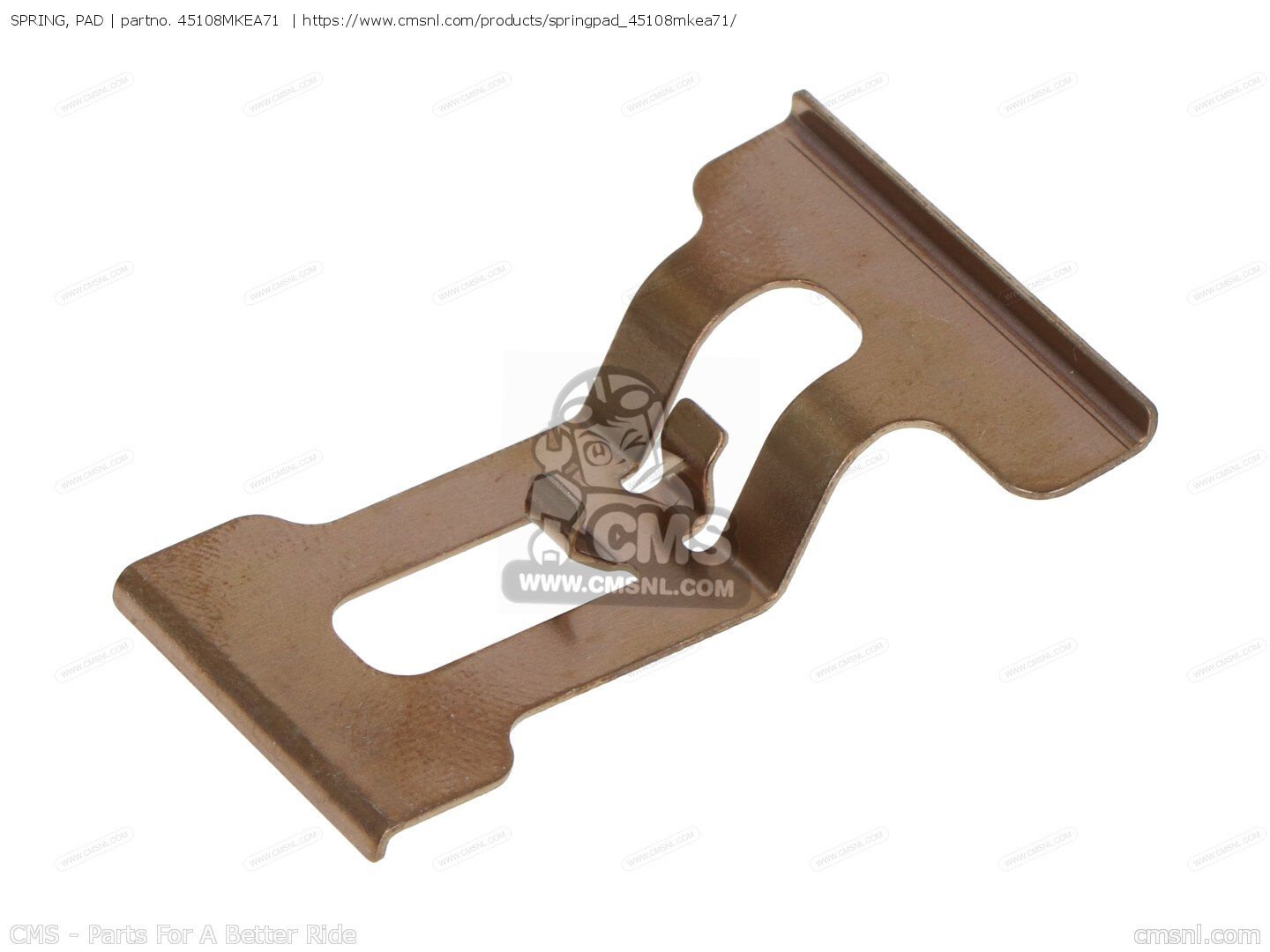 45108MKEA71: Spring,pad Honda - buy the 45108-MKE-A71 at CMSNL