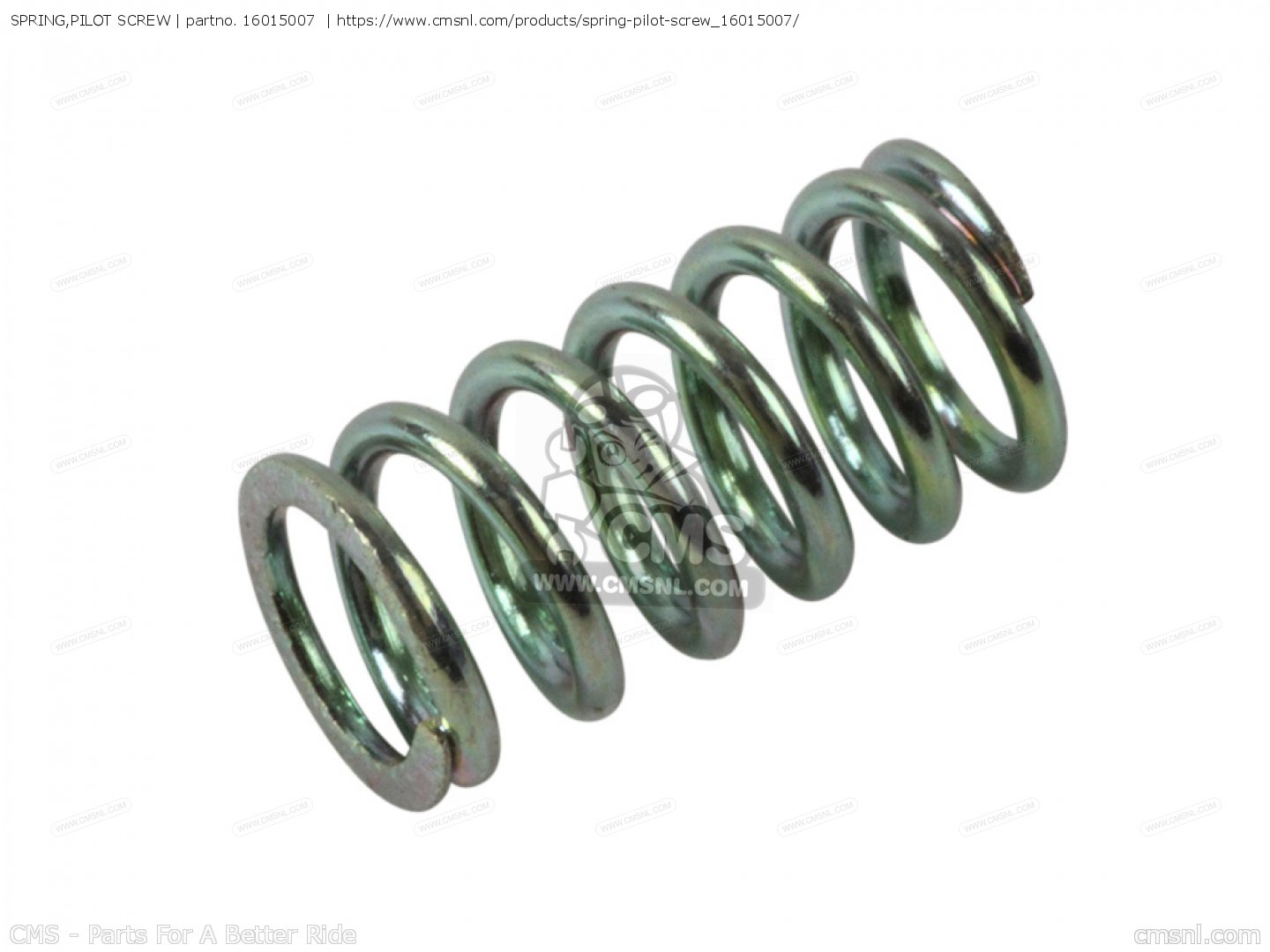 SPRING,PILOT SCREW for KZ400D 1975 CANADA - order at CMSNL