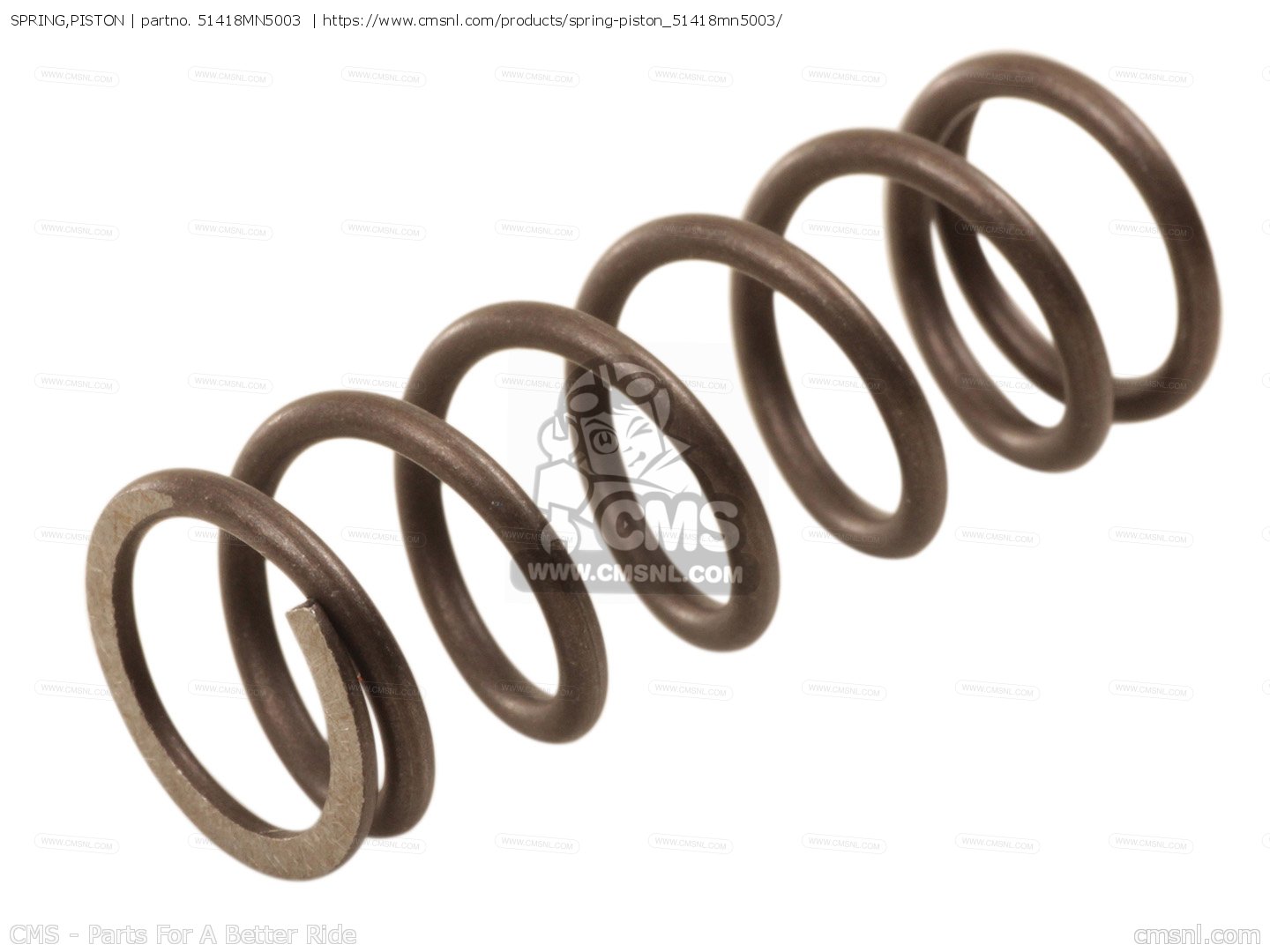 SPRING,PISTON for GL1500SE GOLDWING SPECIAL EDITION 1998 (W) FRANCE ...