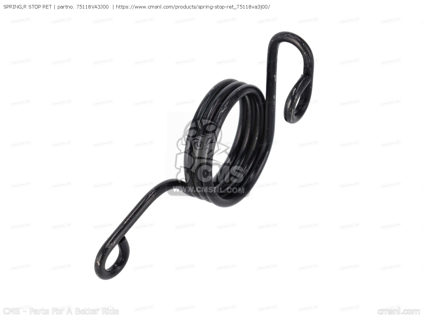 75118VA3J00: Spring,r Stop Ret Honda - buy the 75118-VA3-J00 at CMSNL