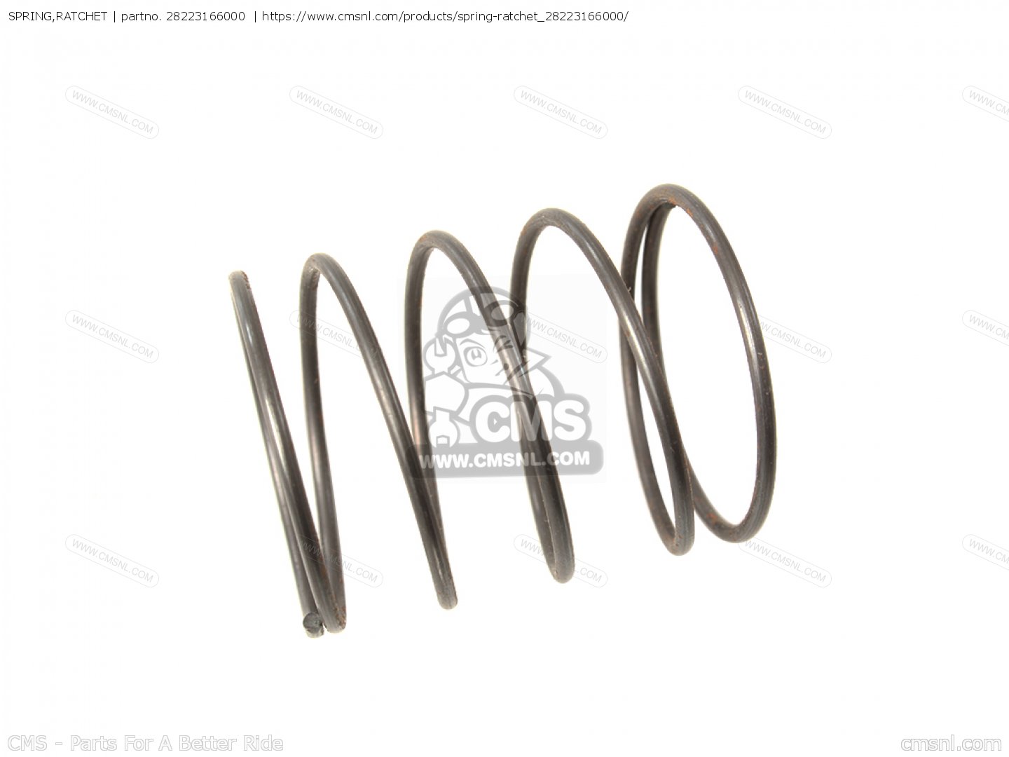 28223166000: SPRING,RATCHET Honda - buy the 28223-166-000 at CMSNL