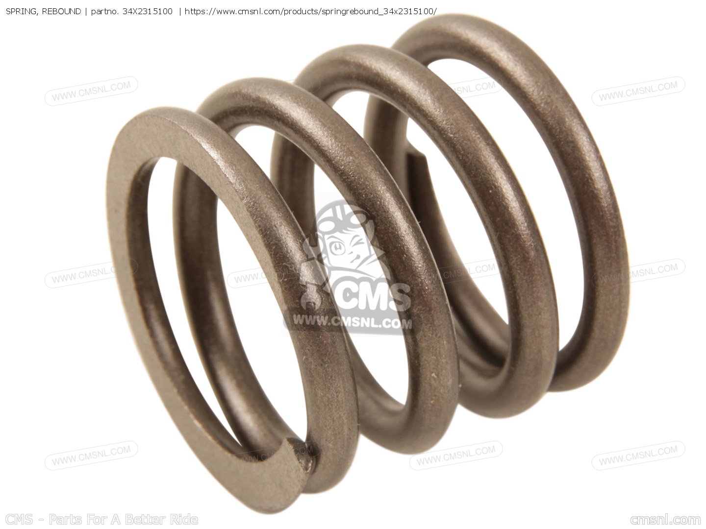 SPRING, REBOUND for DT125LC 1987 35A ENGLAND 2735A-310E1 - order at CMSNL