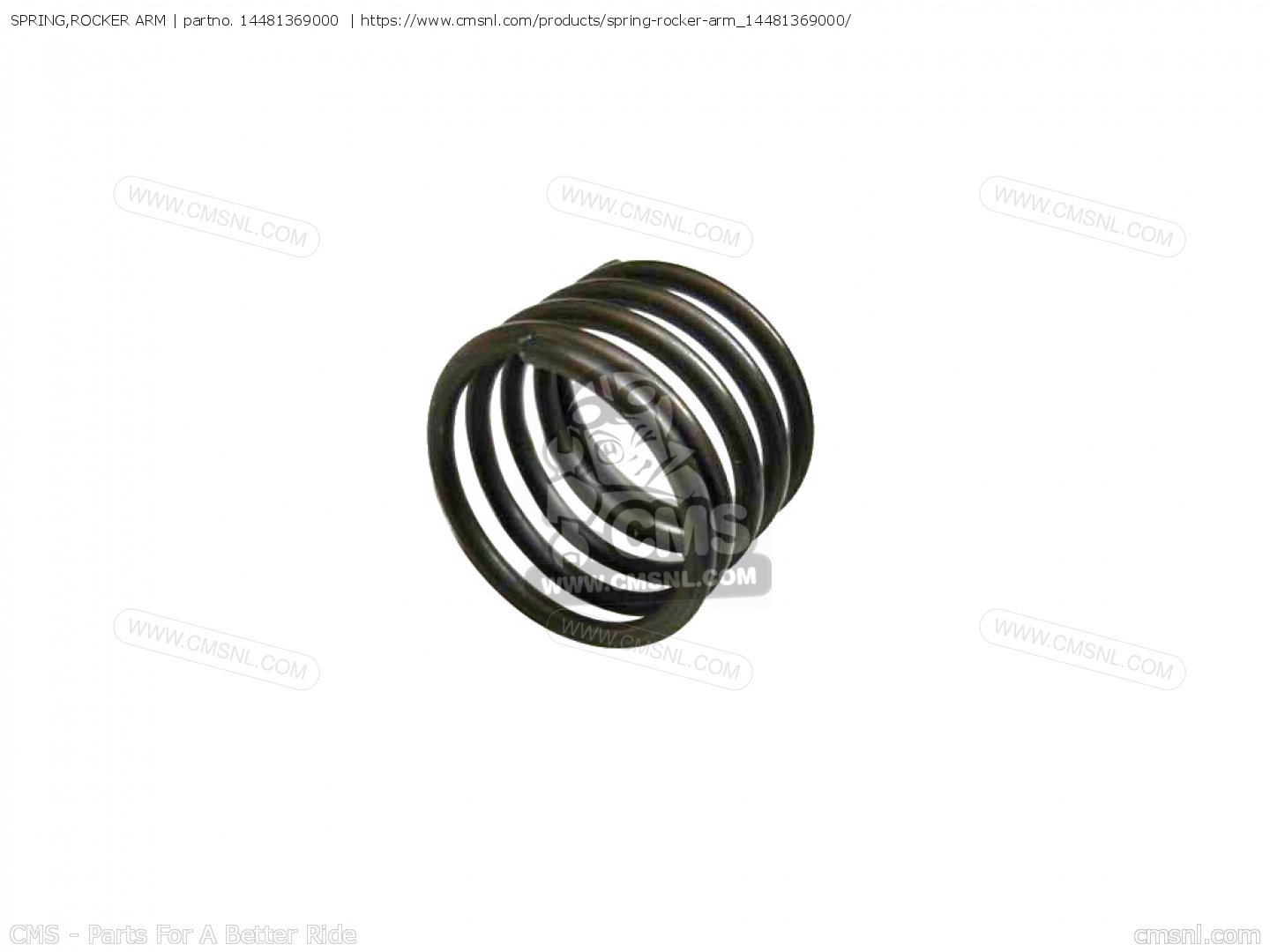 14481369000: SPRING,ROCKER ARM Honda - buy the 14481-369-000 at CMSNL