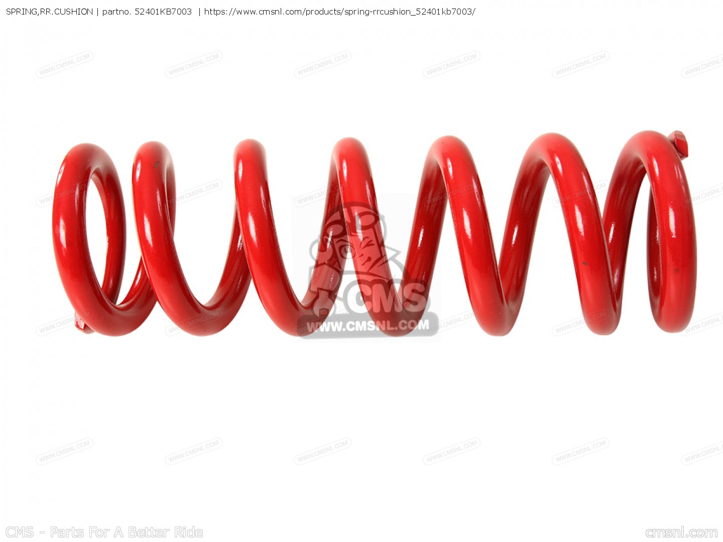 52401KB7003: SPRING,RR.CUSHION Honda - buy the 52401-KB7-003 at CMSNL