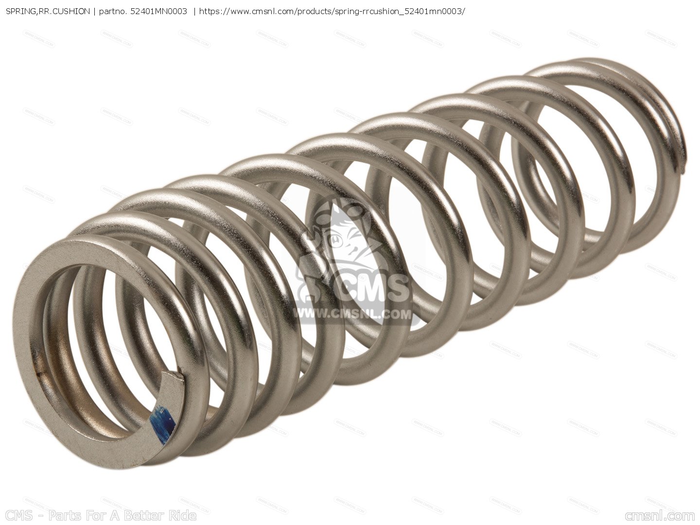 52401MN0003: SPRING,RR.CUSHION Honda - buy the 52401-MN0-003 at CMSNL