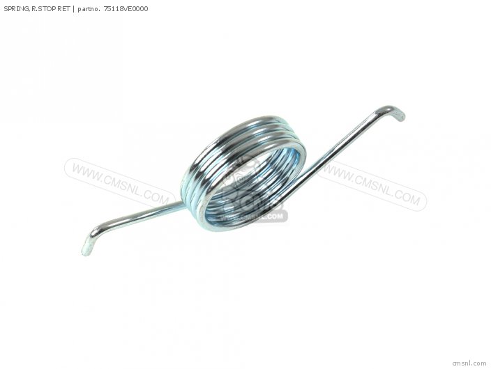 75118VE0000: SPRING,R.STOP RET Honda - buy the 75118-VE0-000 at CMSNL
