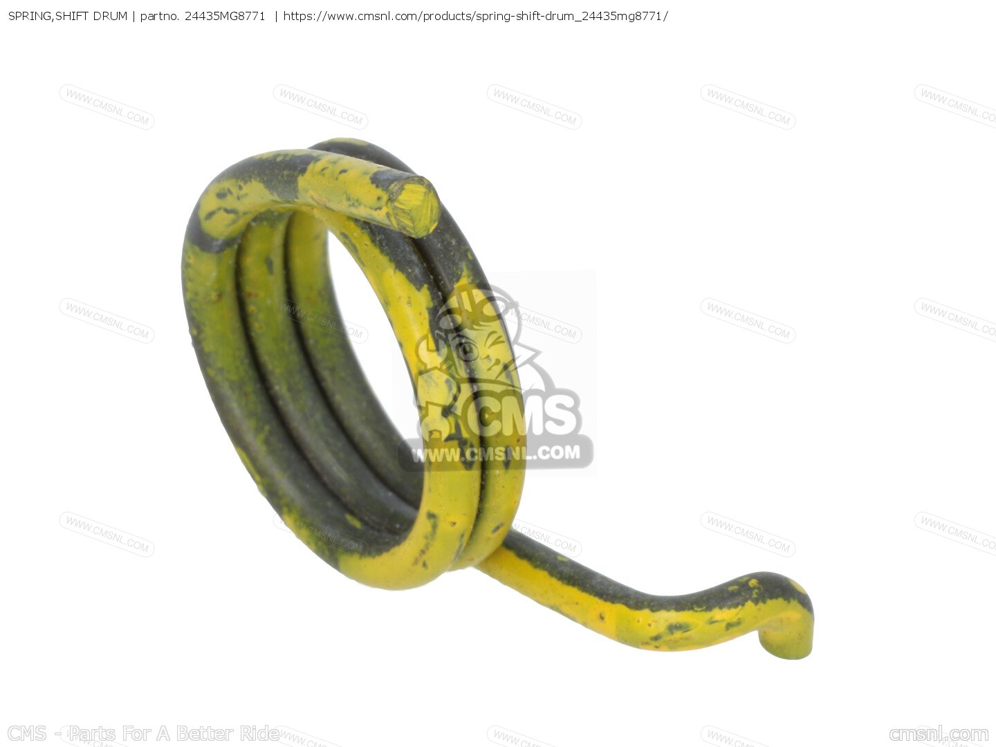 24435MG8771: SPRING,SHIFT DRUM Honda - buy the 24435-MG8-771 at CMSNL