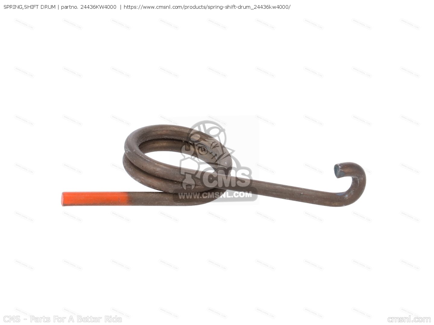 24436KW4000: Spring,shift Drum Honda - buy the 24436-KW4-000 at CMSNL