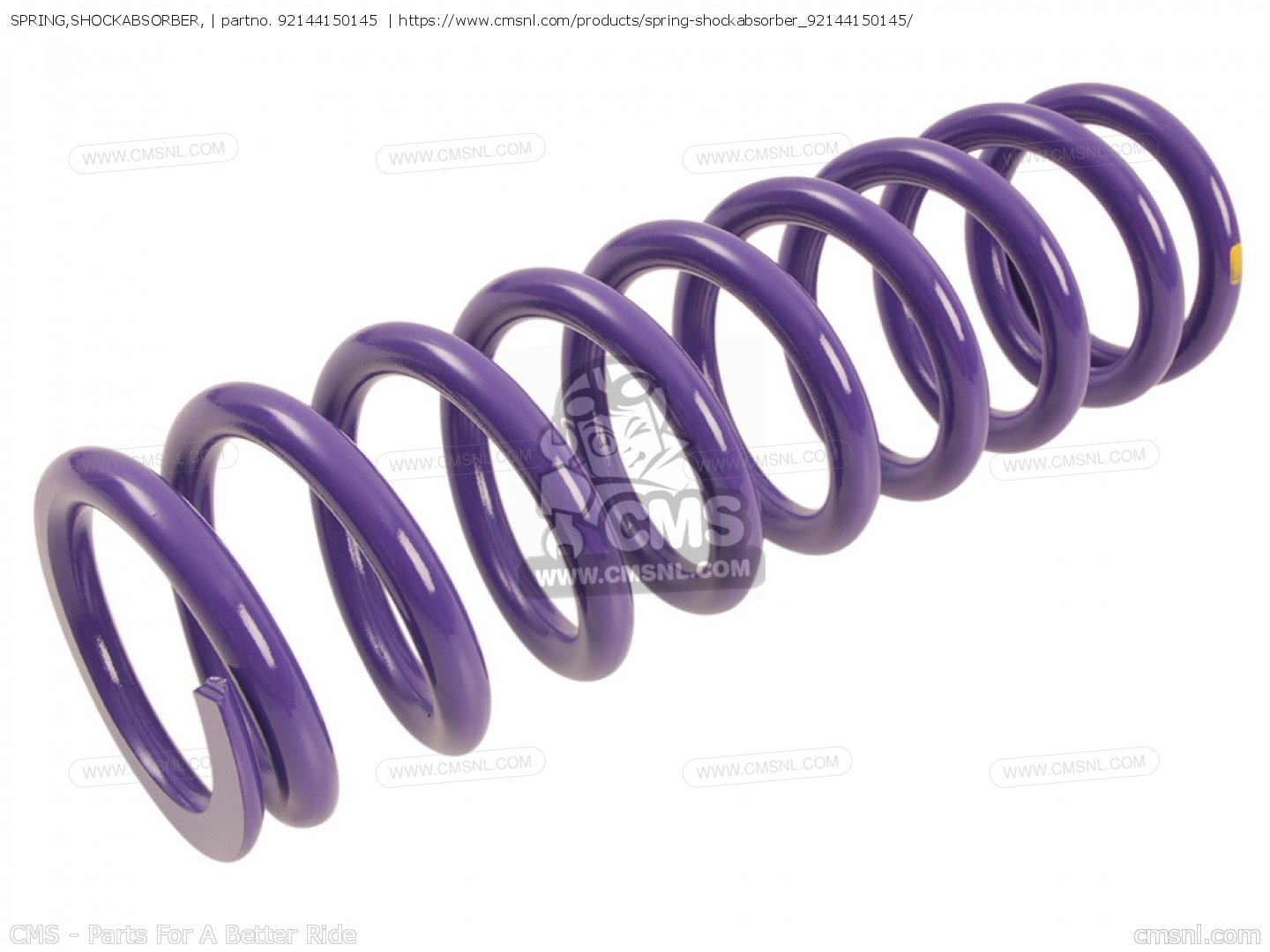 92144150145: Spring,shockabsorber, Kawasaki - buy the 92144-1501-45 at ...