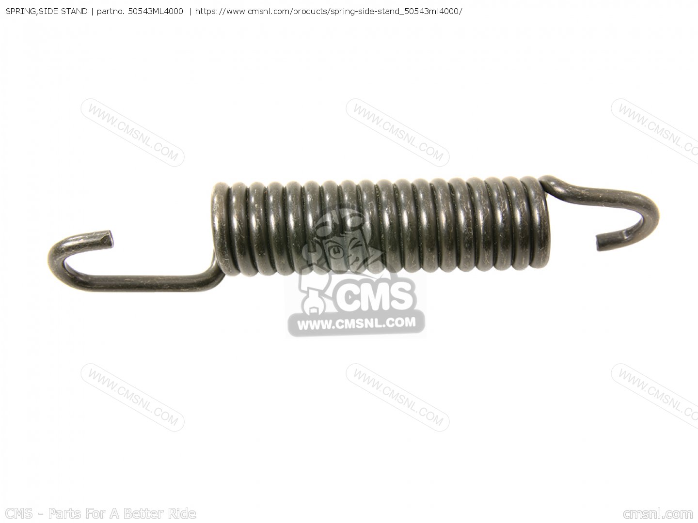 50543ML4000: SPRING,SIDE STAND Honda - buy the 50543-ML4-000 at CMSNL