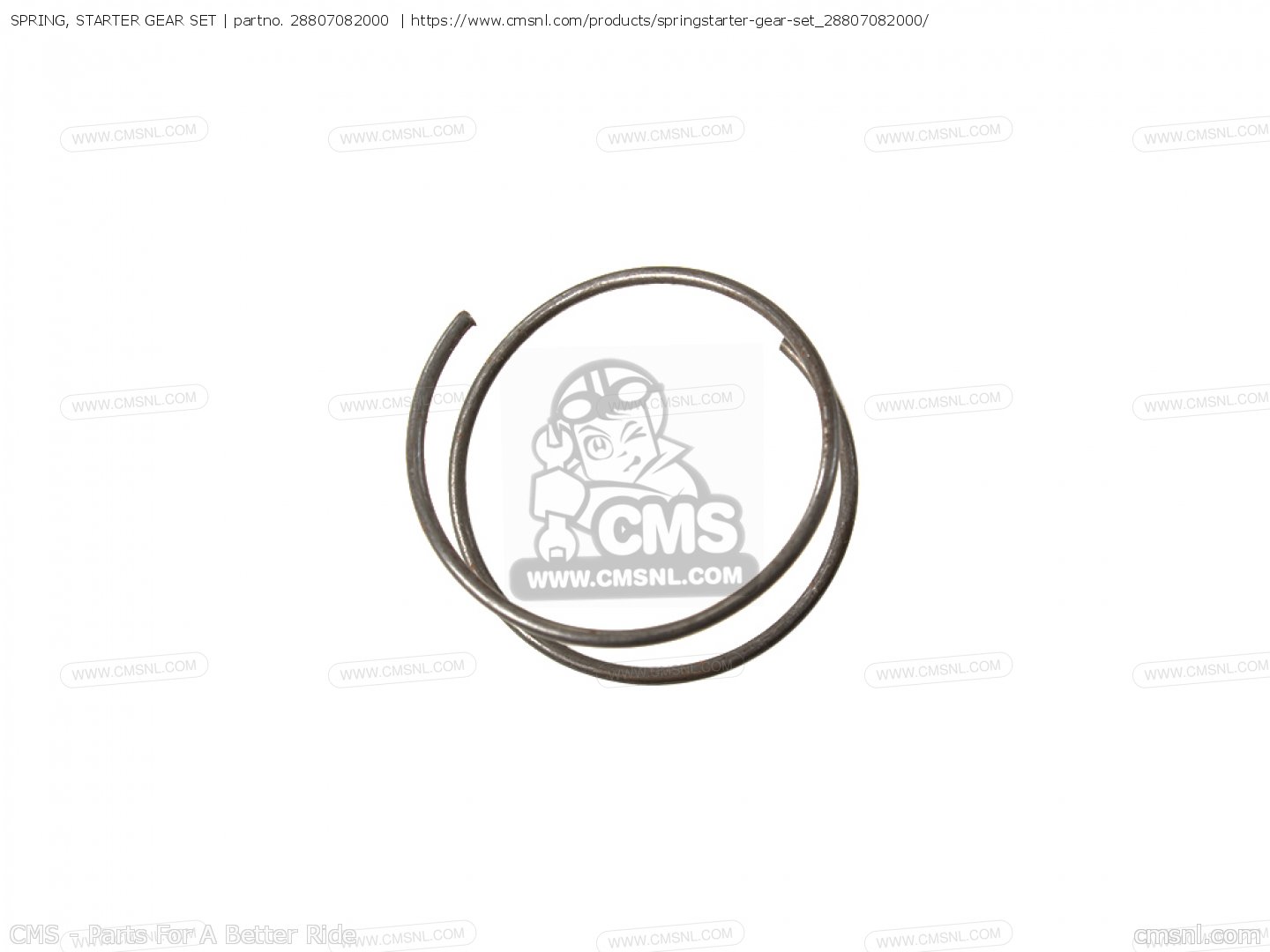 28807082000: Spring, Starter Gear Set Honda - buy the 28807-082-000 at ...