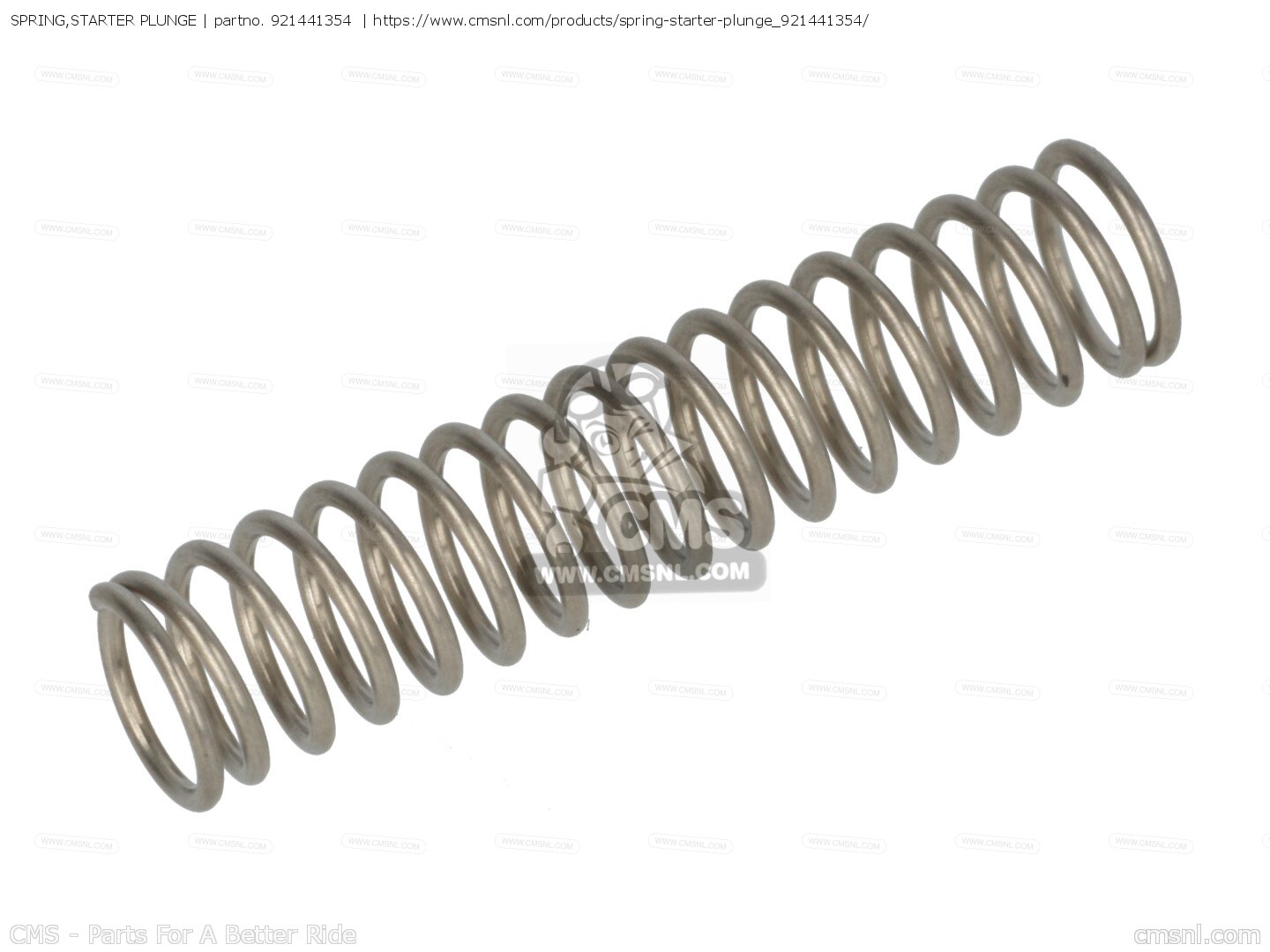 921441354: SPRING,STARTER PLUNGE Kawasaki - buy the 92144-1354 at CMSNL