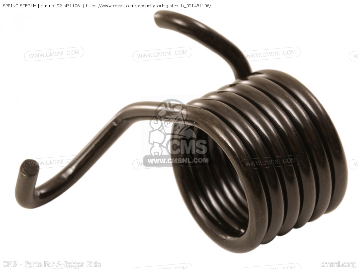 921451106: SPRING,STEP,LH Kawasaki - buy the 92145-1106 at CMSNL