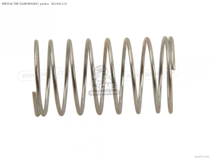 921441119: SPRING,TAP DIAPHRAGM Kawasaki - buy the 92144-1119 at CMSNL