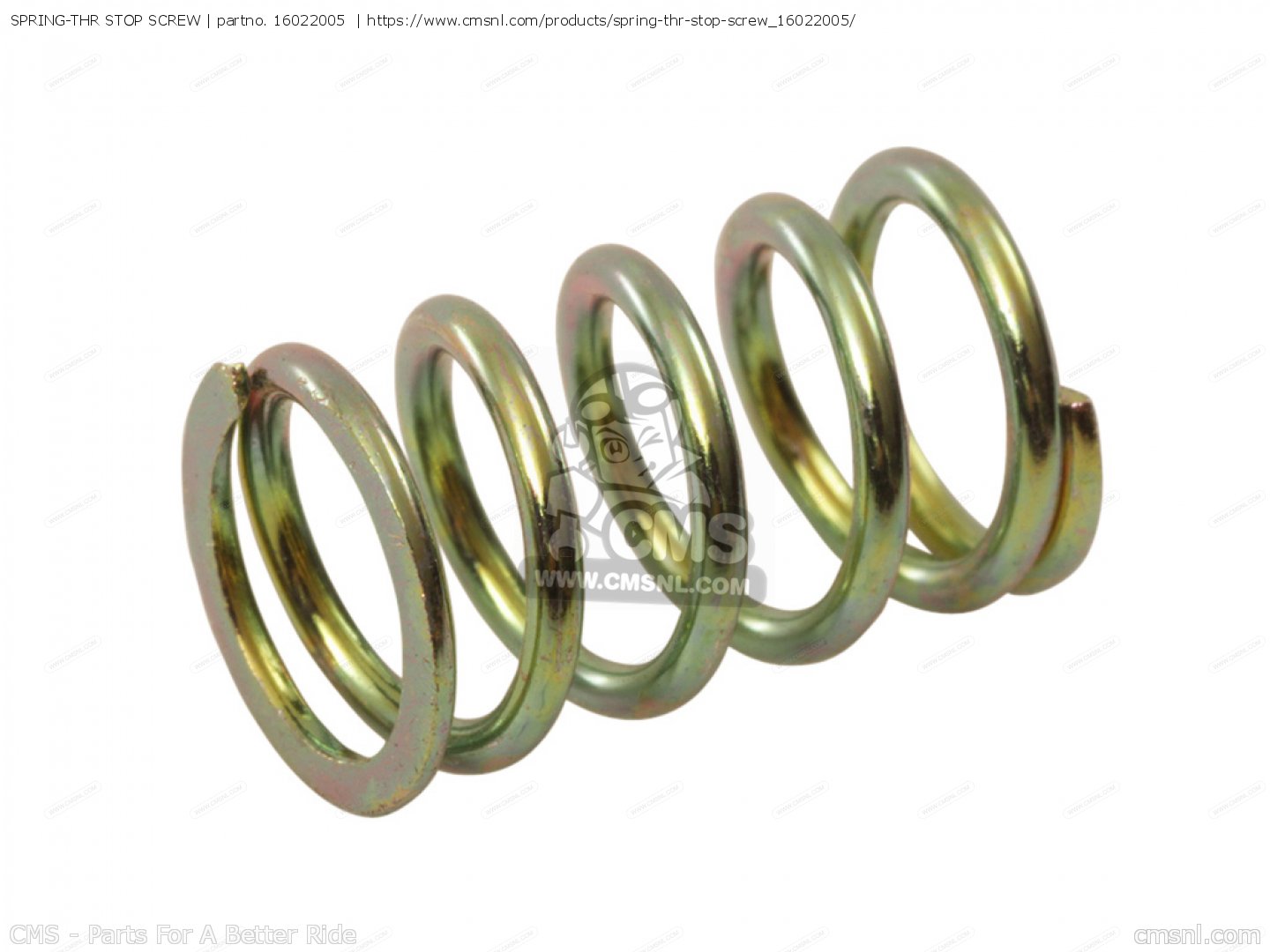SPRING-THR STOP SCREW for Kawasaki - order at CMSNL