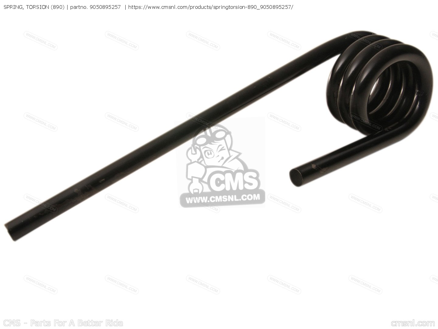 9050895257: Spring, Torsion (890) Yamaha - buy the 90508-95257 at CMSNL