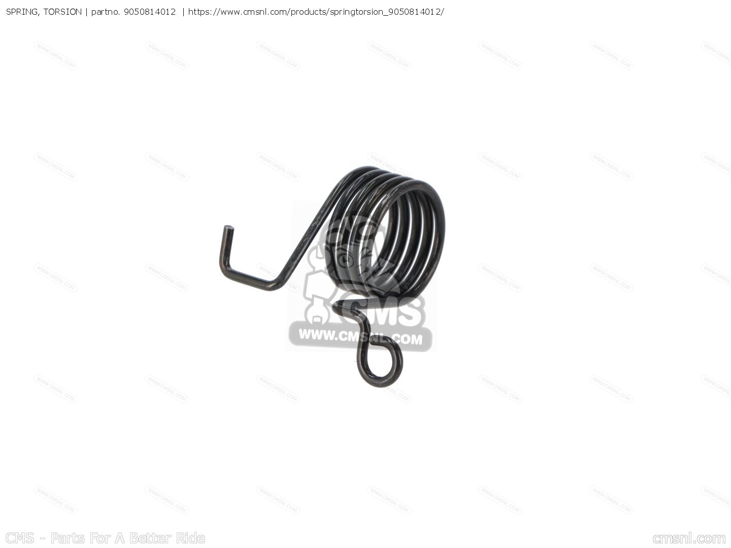 9050814012: Spring, Torsion Yamaha - buy the 90508-14012-00 at CMSNL