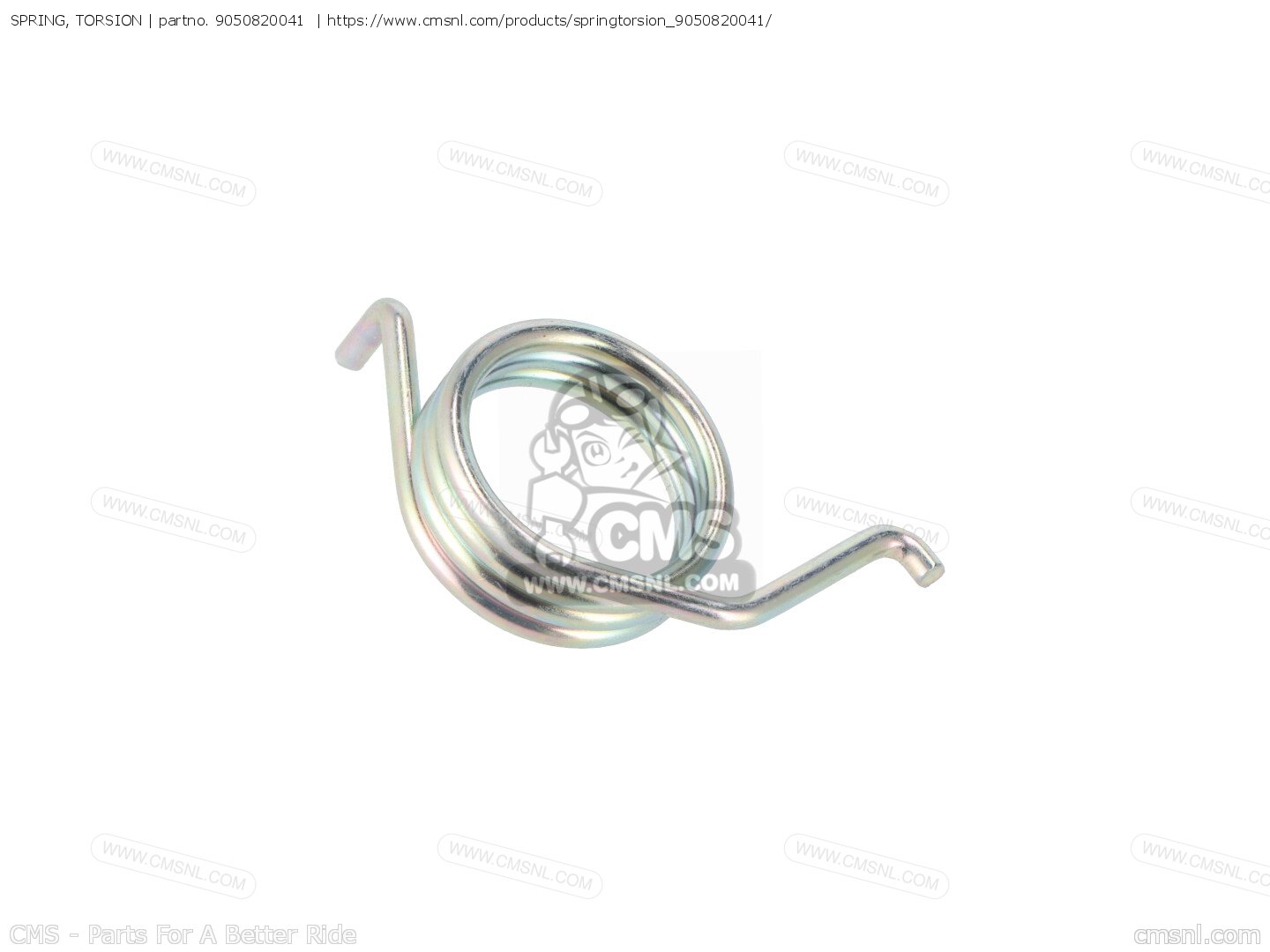 9050820041: Spring, Torsion Yamaha - buy the 90508-20041 at CMSNL