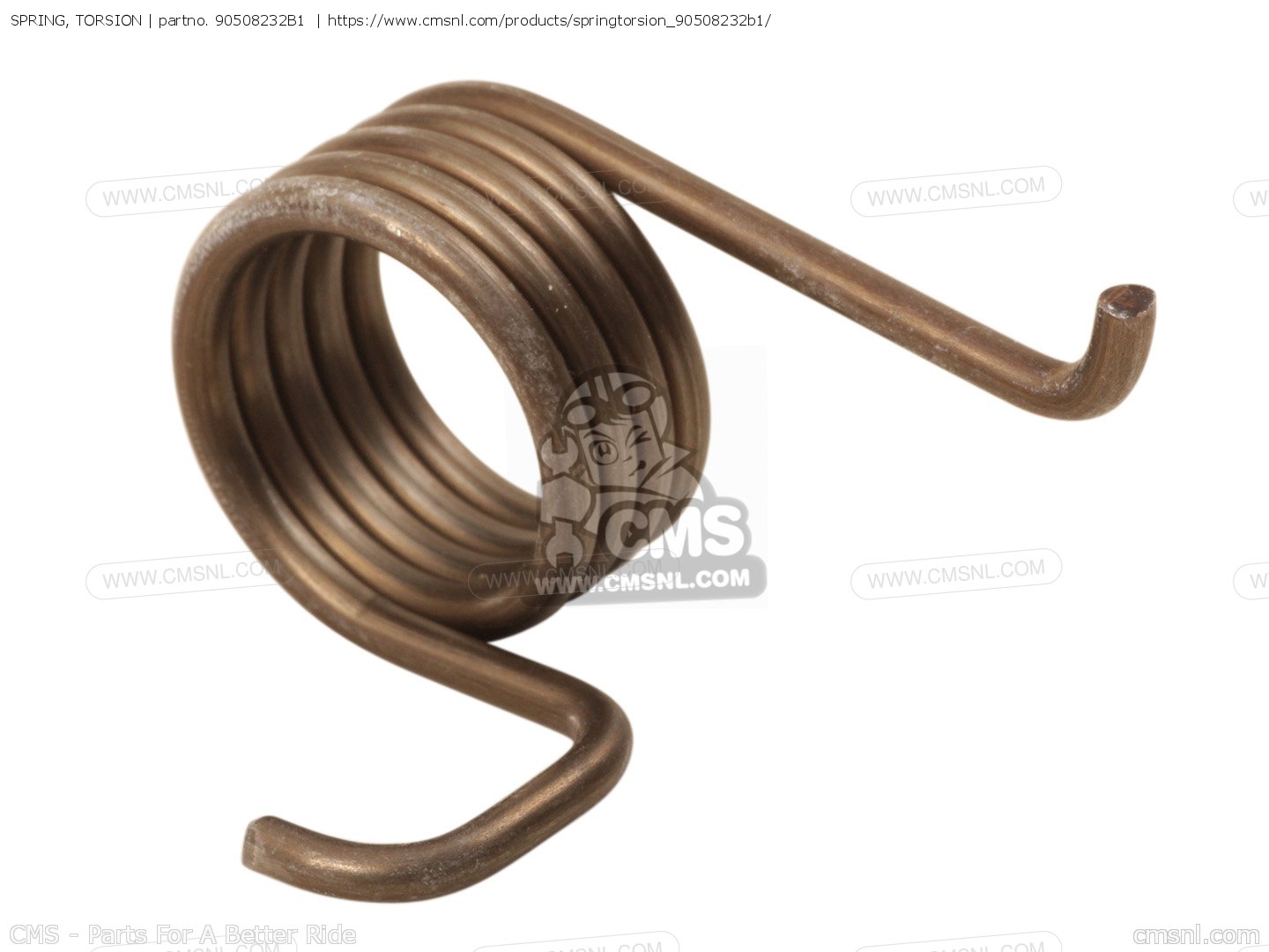 90508232B1: Spring, Torsion Yamaha - buy the 90508-232B1 at CMSNL